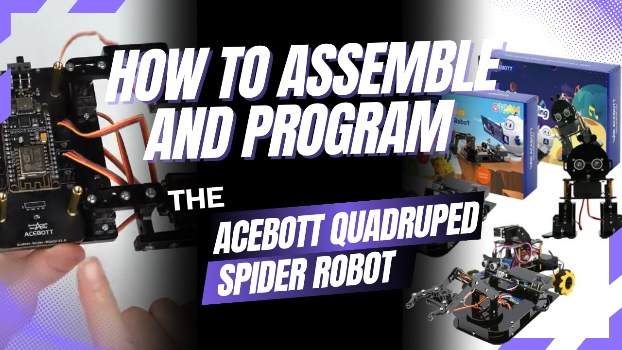 How to Assemble and Program the ACEBOTT Spider Robot Kit – Robocraze