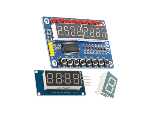 Buy 7 Segment LED Displays Common Cathode/Anode Online – Robocraze