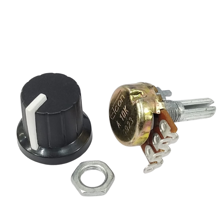 Buy 10K Pot potentiometer with Knob Online In India | Robocraze