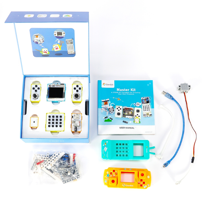 Elecrow - Crowbits-Master Kit with 3 fully functional products, STEM P – Robocraze