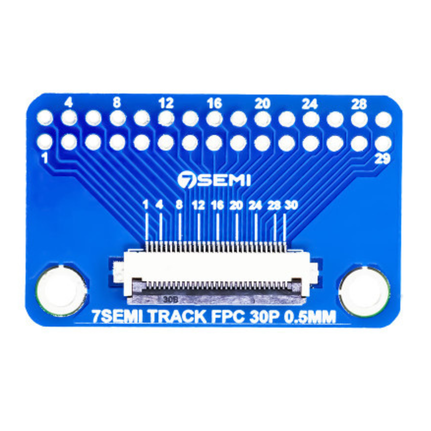 7Semi 0.5mm FFC FPC Connector Breakout Board (30 Pin) – Robocraze