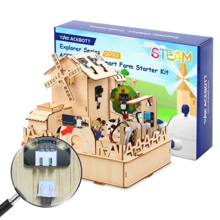 Acebott Esp32 Smart Farm Iot Starter Kit With Arduino Ideacecodescra Robocraze