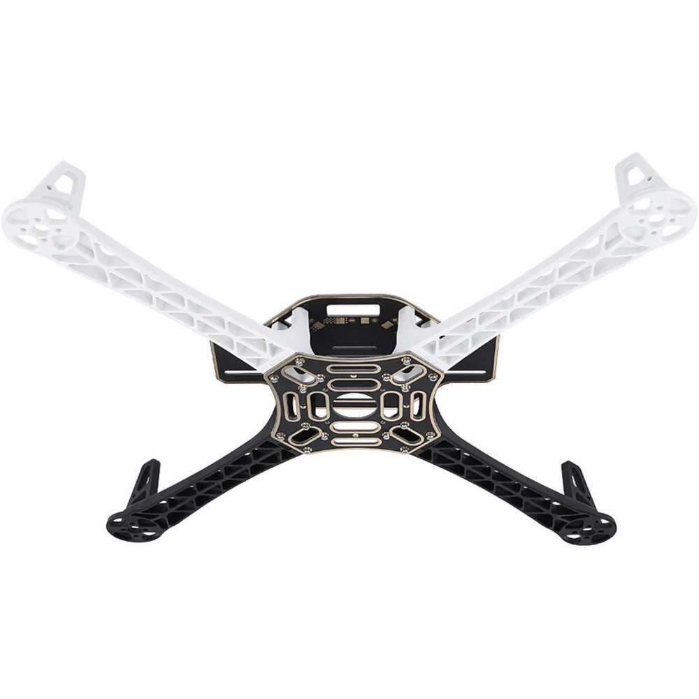 F450 4-axis Quadcopter Drone Frame Kit with Integrated PCB (Black & Wh ...