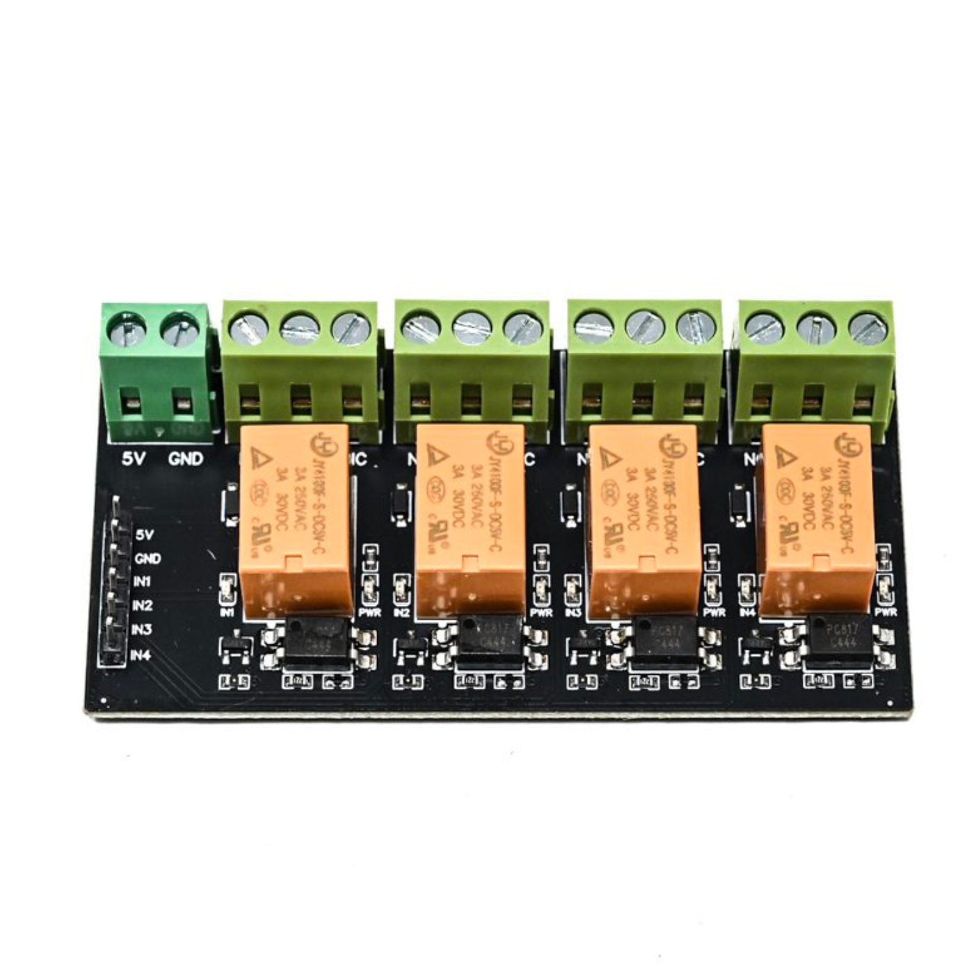 SmartElex 5V 3A 4 Channel Signal Relay Module – Robocraze