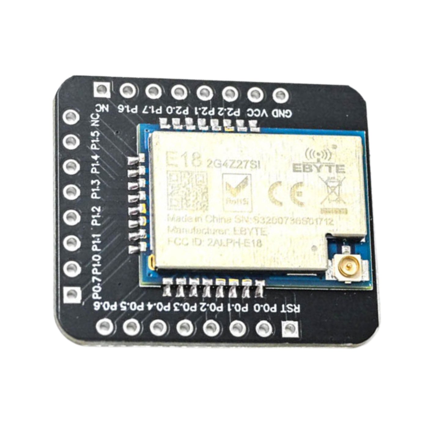 SmartElex E18-2G4Z27SI 2.4GHz CC2530 ZigBee Module Breakout – Robocraze