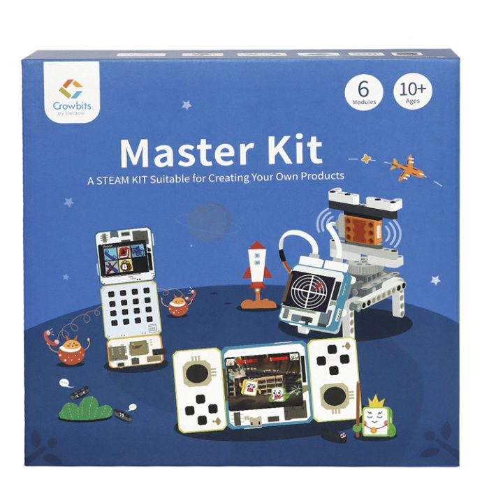 Elecrow - Crowbits-Master Kit with 3 fully functional products, STEM P – Robocraze