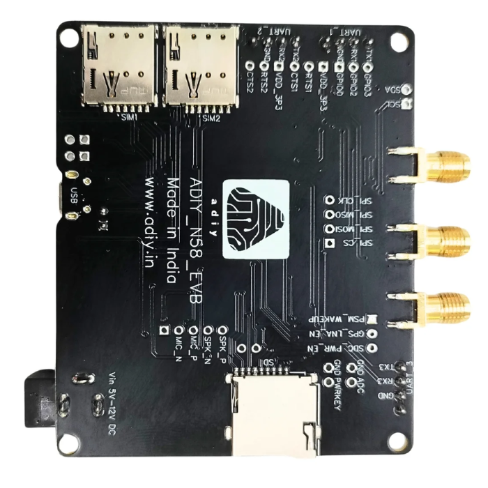N58 Bluetooth Evaluation Board with GPS GNSS & LTE Antennas – Robocraze