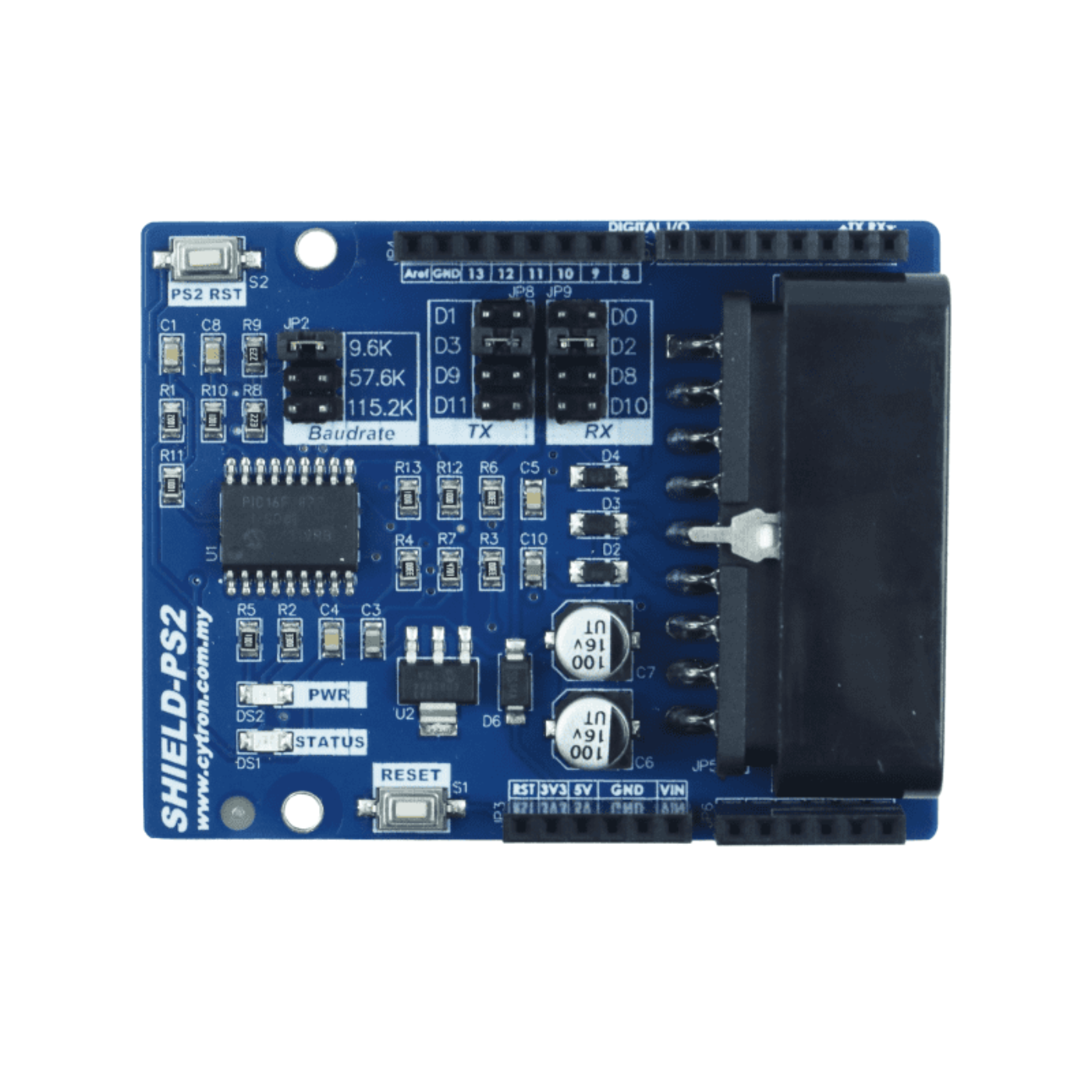 Cytron PS2 Shield for Arduino – Robocraze