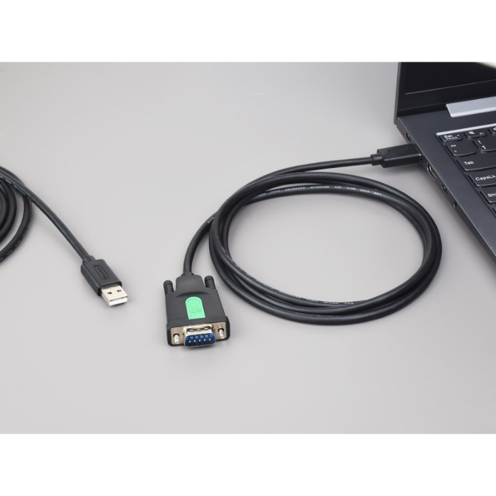 Waveshare Industrial 1.5m USB Type a To DB9 Male Port RS232 Serial Ada ...