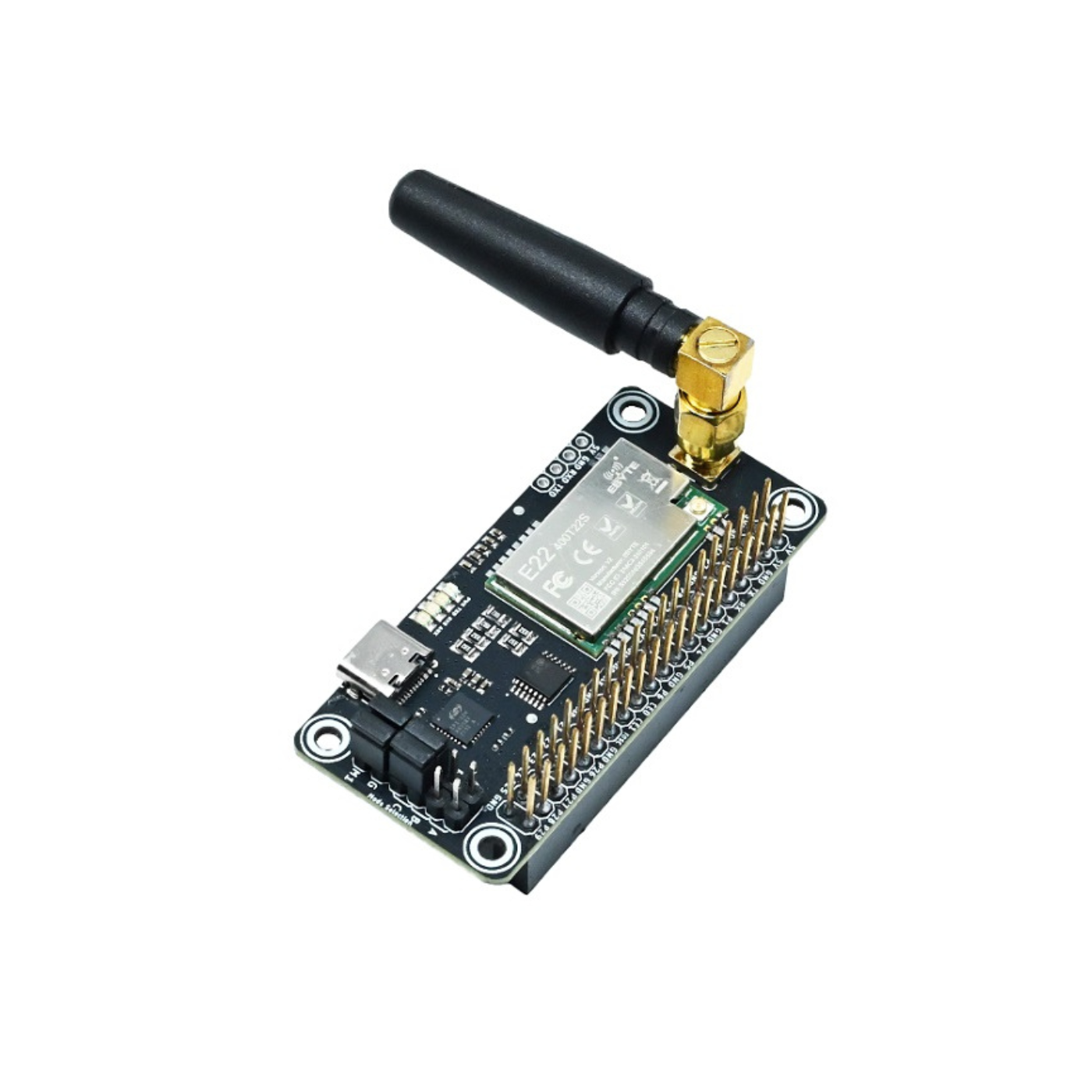 SmartElex SX1268 433MHz E22-400T22S LoRa HAT for Arduino, Raspberry Pi ...