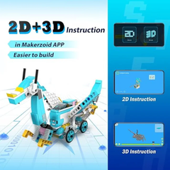 Makerzoid 200-in-1 RC Scratch Junior Coding Smart Robot Toy – Robocraze