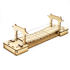 Pludo Cable Bridge DIY Kit – Learn Force & Tension Through Bridge Buil ...