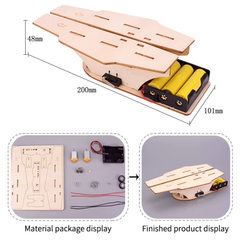 Pludo Paper Plane Launcher Kit – Friction Force Fun Carrier Catapult ...
