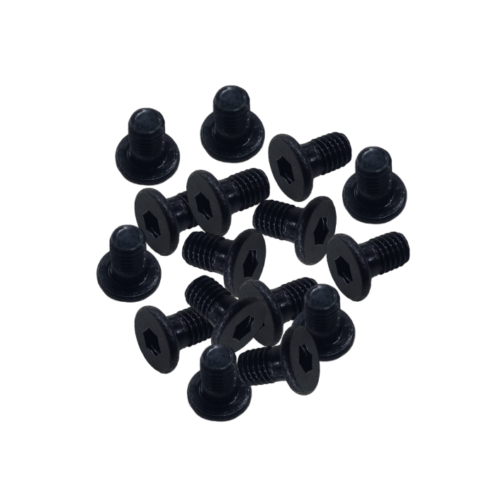 M5x16mm Low Carbon Steel Flat Head Hex Screws (CNC) – Robocraze
