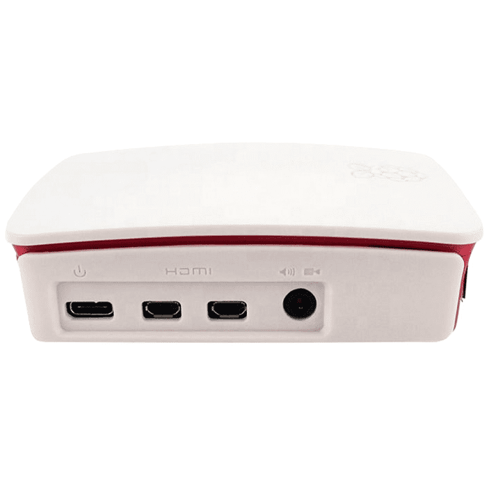 Raspberry Pi 4 Case Red & White(Chinese) – Robocraze