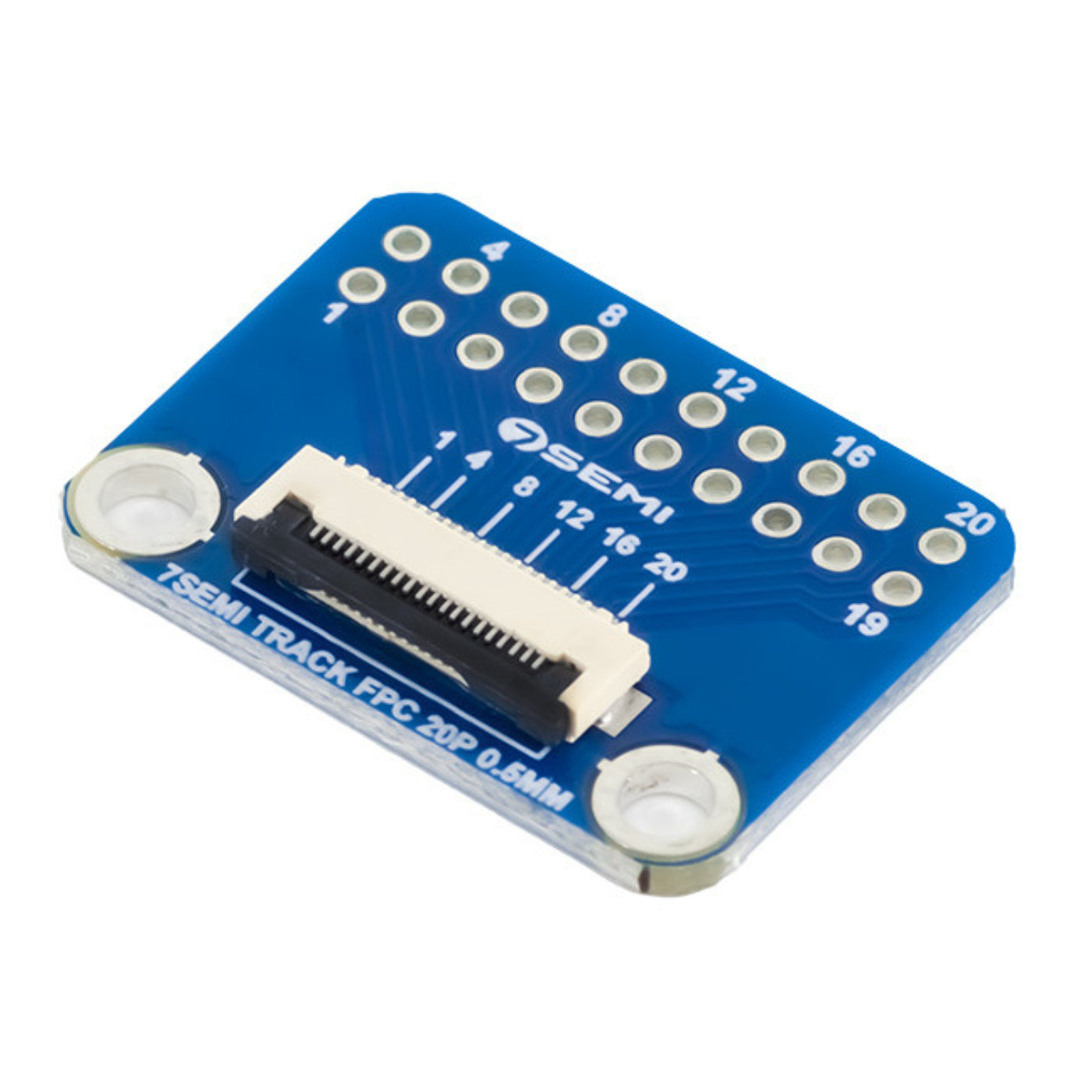 7Semi 0.5mm FFC FPC Connector Breakout Board (20 Pin) – Robocraze