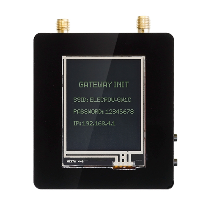 Elecrow LoRaWan Gateway Module Based on ESP32 with 1.8” LCD - 1 Channe ...