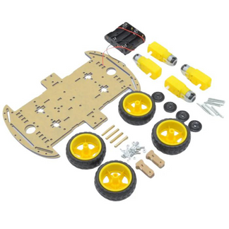 4WD 4 Wheel Drive Smart Robot Car Chassis Kit Transparent – Robocraze
