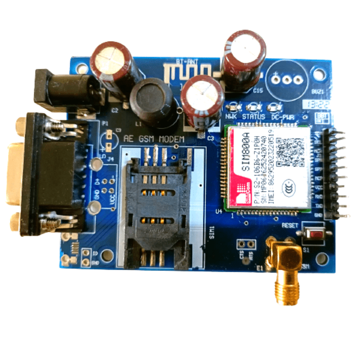 SIM 800A GSM Modem with SMA Antenna – Robocraze