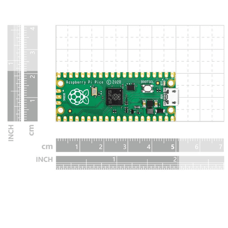 Buy Raspberry Pi Pico Microcontroller Board (Pack of 50) Online in India - Robocraze