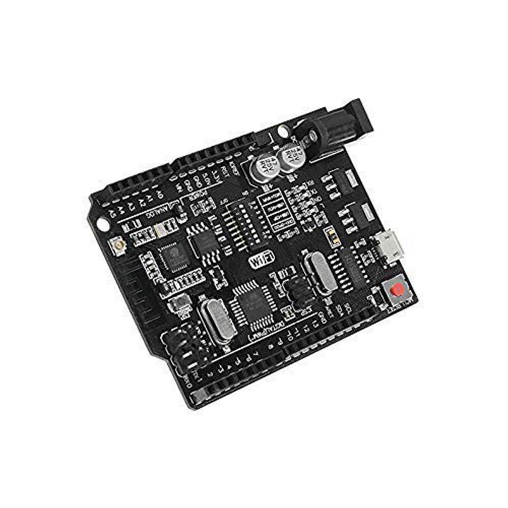Buy Arduino UNO+WiFi R3 ATmega328P+Node MCU ESP8266 CH340G Board Online in India – Robocraze