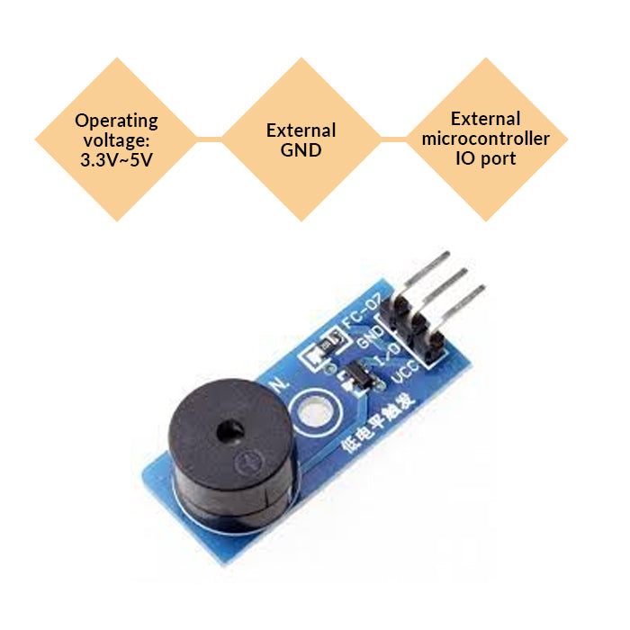 Buy Active buzzer module Online in India | Robocraze