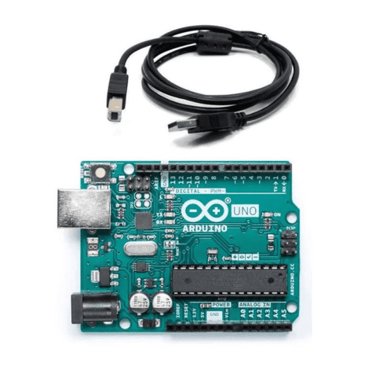 Original Arduino UNO R3 Development Board with Cable – Robocraze