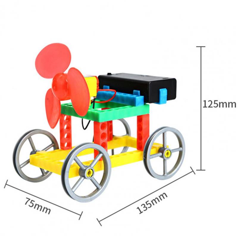 Buy DIY Colorful Wind Generator Car Online in India | Robocraze