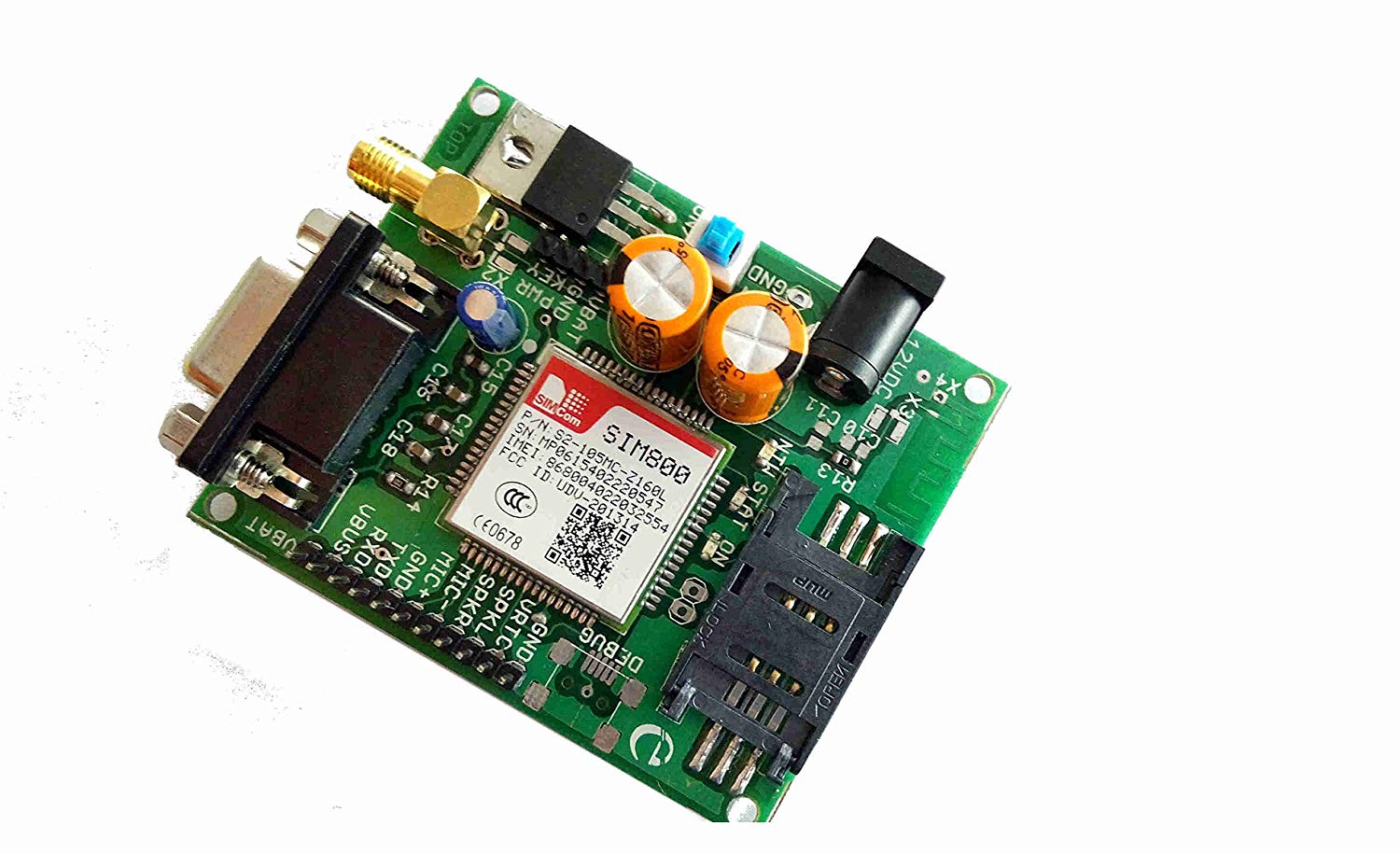 Buy SIM800 GSM MODEM MODULE BOARD WITH SMA ANTENNA Online in India ...