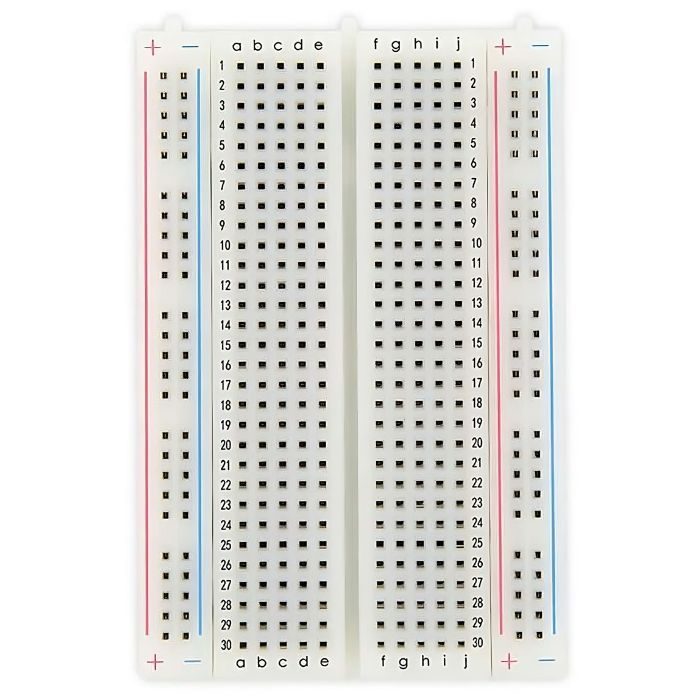 Buy Solderless Breadboard (400 point) Online in India | Robocraze